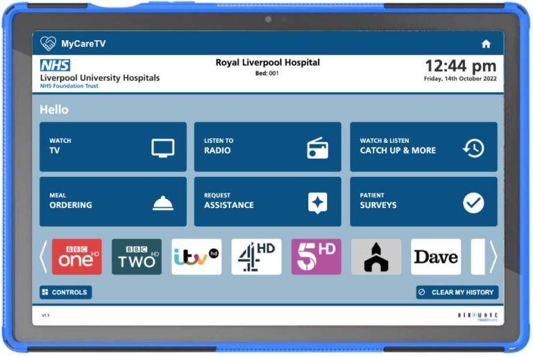 Royal Liverpool University Hospital - MYCARE TV - Airwave Healthcare